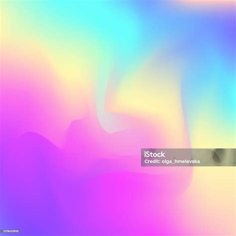 진주빛 배경입니다 소프트 글리치 홀로그램 텍스처입니다 금속 스펙트럼 그림입니다 블루 블러 그라디언트 무지개 빛깔의 질감 플라스틱 메쉬 밝은 카드 보라색 진주빛 배경 0명에