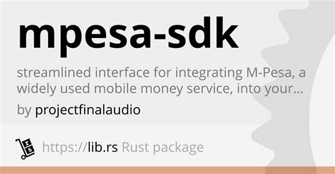 MPESA SDK Rust Application Lib Rs