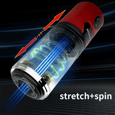 maig male sex toy automatic telescopic rotation masturbator
