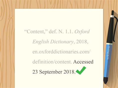 3 Ways To Cite A Dictionary Meaning In MLA WikiHow