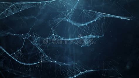 Abstract Motion Background Digital Plexus Data Networks Stock Video Video Of Information