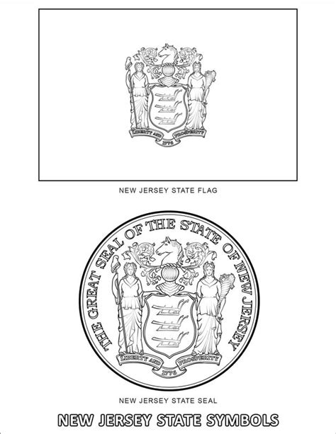 New Jersey 15 Free Printable Coloring Pages