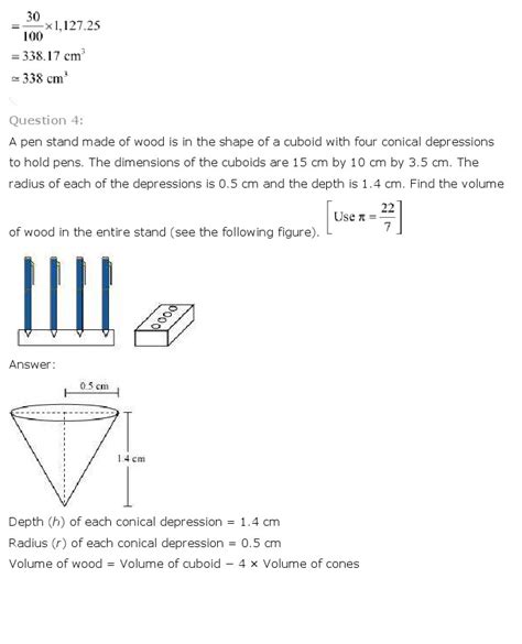 Ch 13 Surface Areas And Volumes Maths Class 10 Ncert Solutions Download
