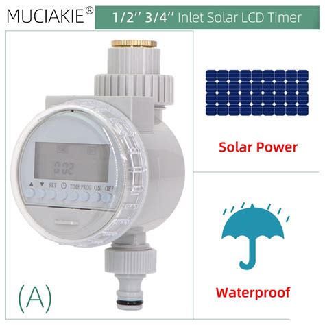 Solar Battery Powered Watering Timer Drip Irrigati Grandado