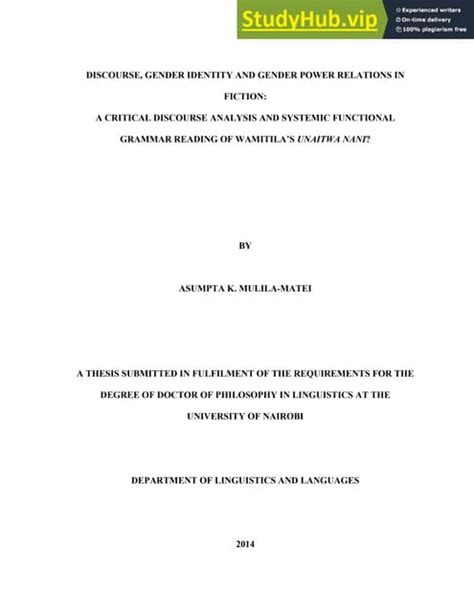 A Critical Discourse Analysis And Systemic Functional Pdf