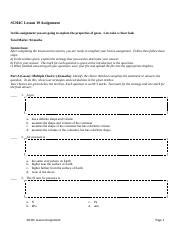 SCH C Lesson Assignment Docx Docx SCH C Lesson Assignment In This Assignment You Are