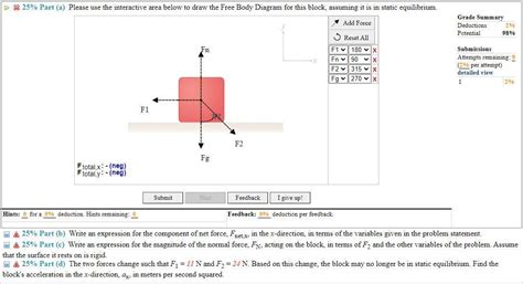 Free A Block With A Mass Of M 14 Kg Rests On A Frictionless Surface