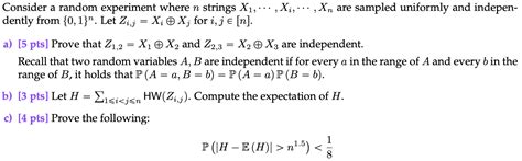 Consider N Bit Binary Strings 0 1 And The
