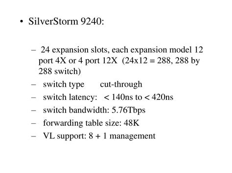 Ppt Advancements In Infiniband Architecture Specifications And Potential Enhancements