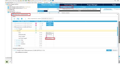 software packs question about stm32l5 stmicroelectronics community