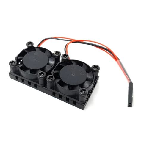 Dual Fan With Heat Sink For Raspberry Pi 4 And Rpi3