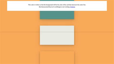 Dont Work Intersection Observer Rootmargin In Codepen