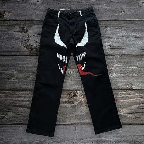 Custom 11 Venom Custom Pants Marvel Grailed
