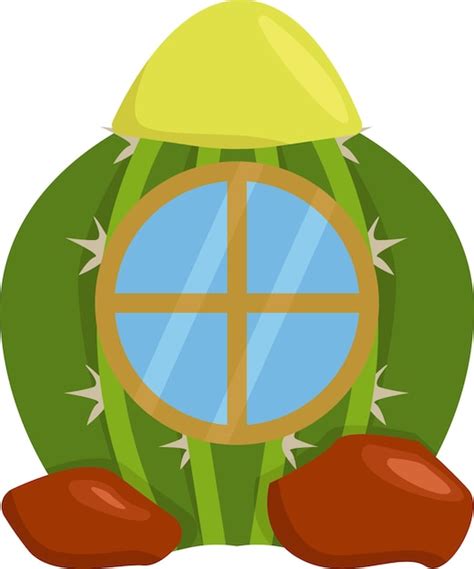 선인장의 그림 프리미엄 벡터