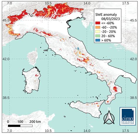 Snow Mass Deficit In Italy Reurope