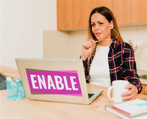 Inspiration Showing Sign Enable Business Approach Give Someone Or