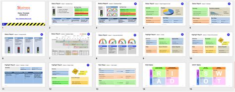 Powerpoint Status Report Template PowerPoint Template