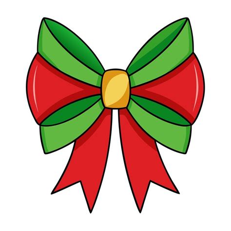 귀여운 크리스마스 활 메리 크리스마스 터 만화 일러스트레이션 프리미엄 Ai 생성 벡터