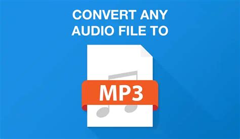 How To Convert Any Audio File To MP3 Digital Masta