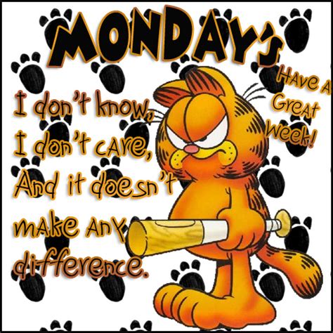Garfield Wednesday Quotes And Quotesgram
