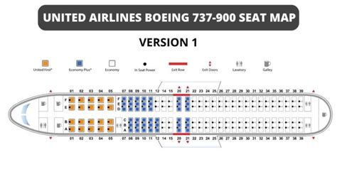 Boeing 737 900 Seat Map [airline Configuration]