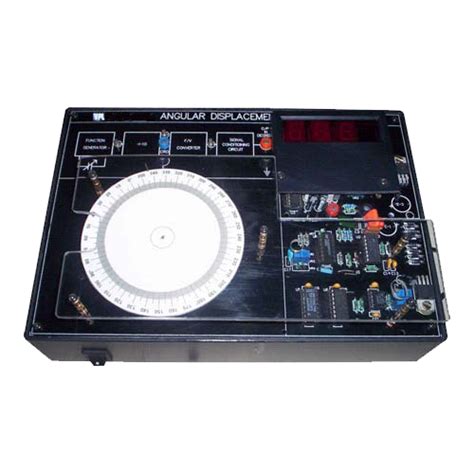 Angular Displacement Using Capacitive Transducer Vpl Tt Cpt Vpl Infotech And Consultants