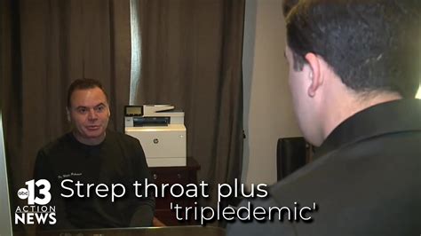 Strep Throat Cases On The Rise Along With Tripledemic Youtube