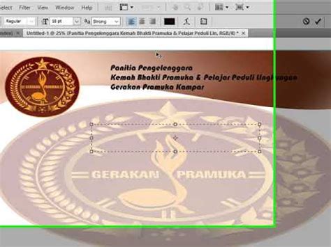 TUTORIAL MEMBUAT SERTIFIKAT MENGGUNAKAN APLIKASI PHOTOSHOP YouTube