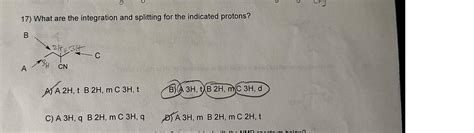 Solved What Are The Integration And Splitting For The
