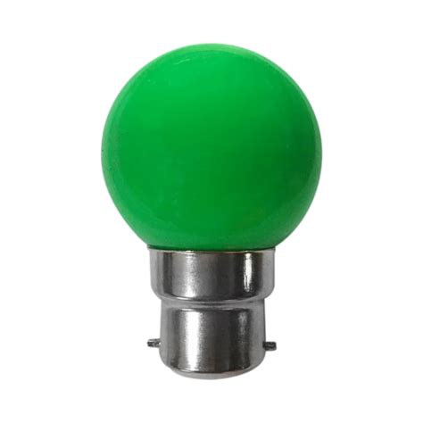Led Fancy Round B22 3w Green D Anl Lighting