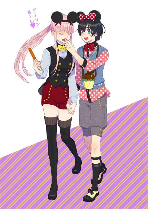 Hiro Zero Two Enjoy Disneyland DarlinginTheFranxx ZeroTwo Hiro Love 016 002