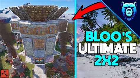 Blooprint S PERFECT 2x2 Expansion Rust Base Design 2024 YouTube