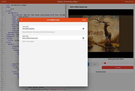 Pages Custom Widgets Openhab