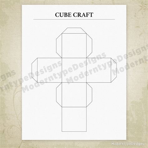 Cube Craft Printable