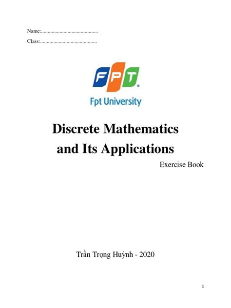 Discrete Mathematics Exercises Pdf Mathematical Logic Arithmetic