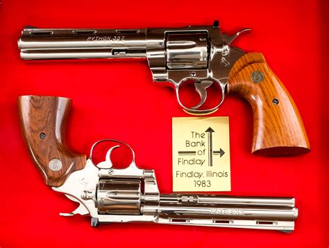 Colt Python Diamondback Bankers 2 Pcs Revolvers Ct Firearms Auction