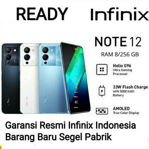 Jual Infinix Note Ram Ext Gb Helio G Gaming Layar Fhd Super Amoled Baru Resmi