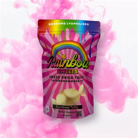 Irresistible Freeze Dried Taffy Rainbow Sweets Savor The Classic