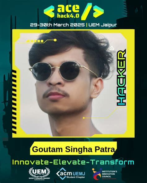 acehack hackathon innovation jaipur goutam singha patra
