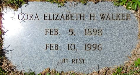 Cora Elizabeth Headrick Walker 1898 1996 Find A Grave Memorial