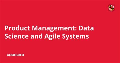 Product Management Data Science And Agile Systems Coursera