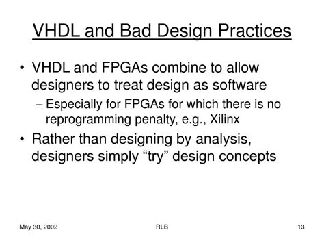 Ppt Vhdl Design Review And Presentation Powerpoint Presentation Free Download Id504123