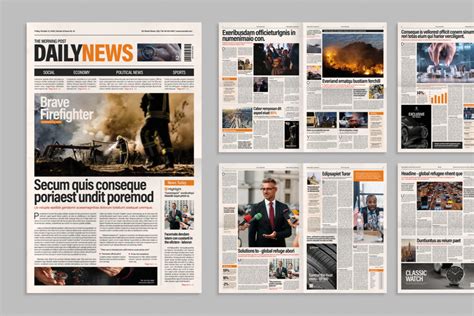 Tabloid Newspaper Template Brandpacks