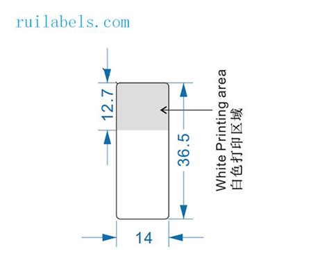 14mm X 365mm Self Laminating Wire Cable Labels Ruilabels