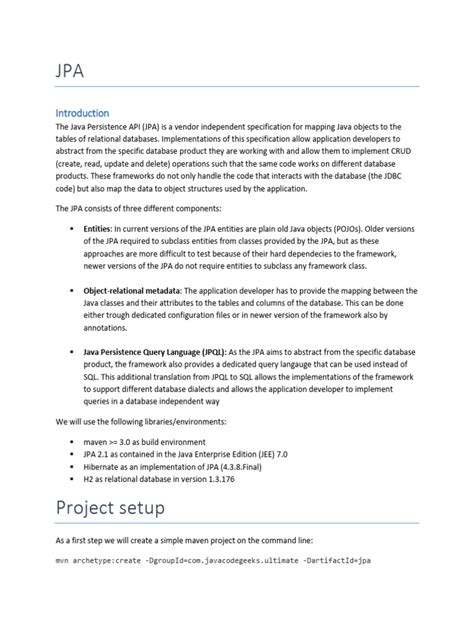 Jpa Ref Notes Pdf
