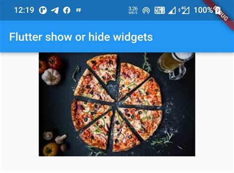 Flutter Visibility Widget Replacement
