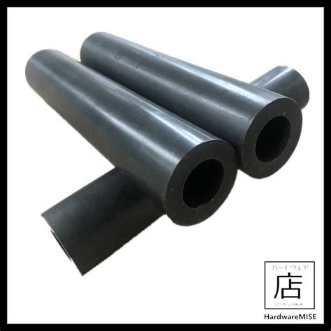 Carbon Filled PTFE Hollow Rod Black PTFE Teflon Tube OD 130mm x ID 75mm ...