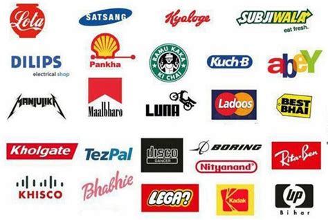 Custom Parody Brand And Logo Designs For 5