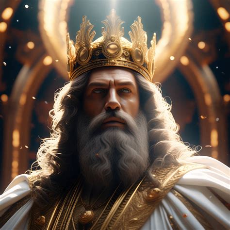 King Solomon Perfect Composition Beautiful Detail By