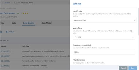 Data Quality Overview Help Center